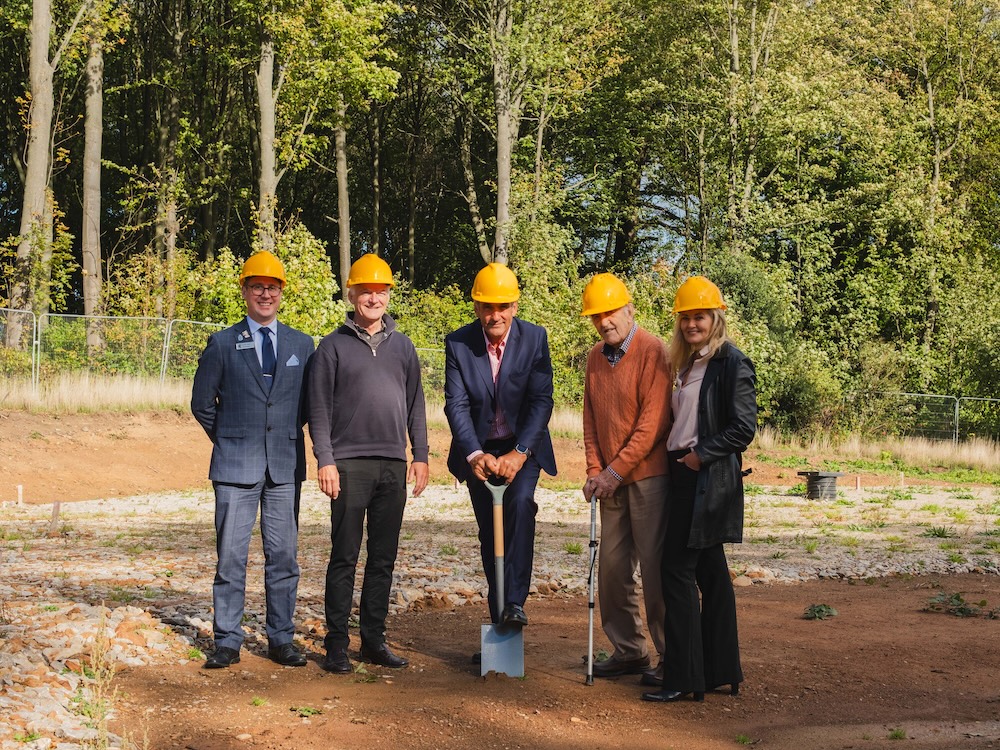 Gisborough Hall breaks ground on new Sakura Spa and garden